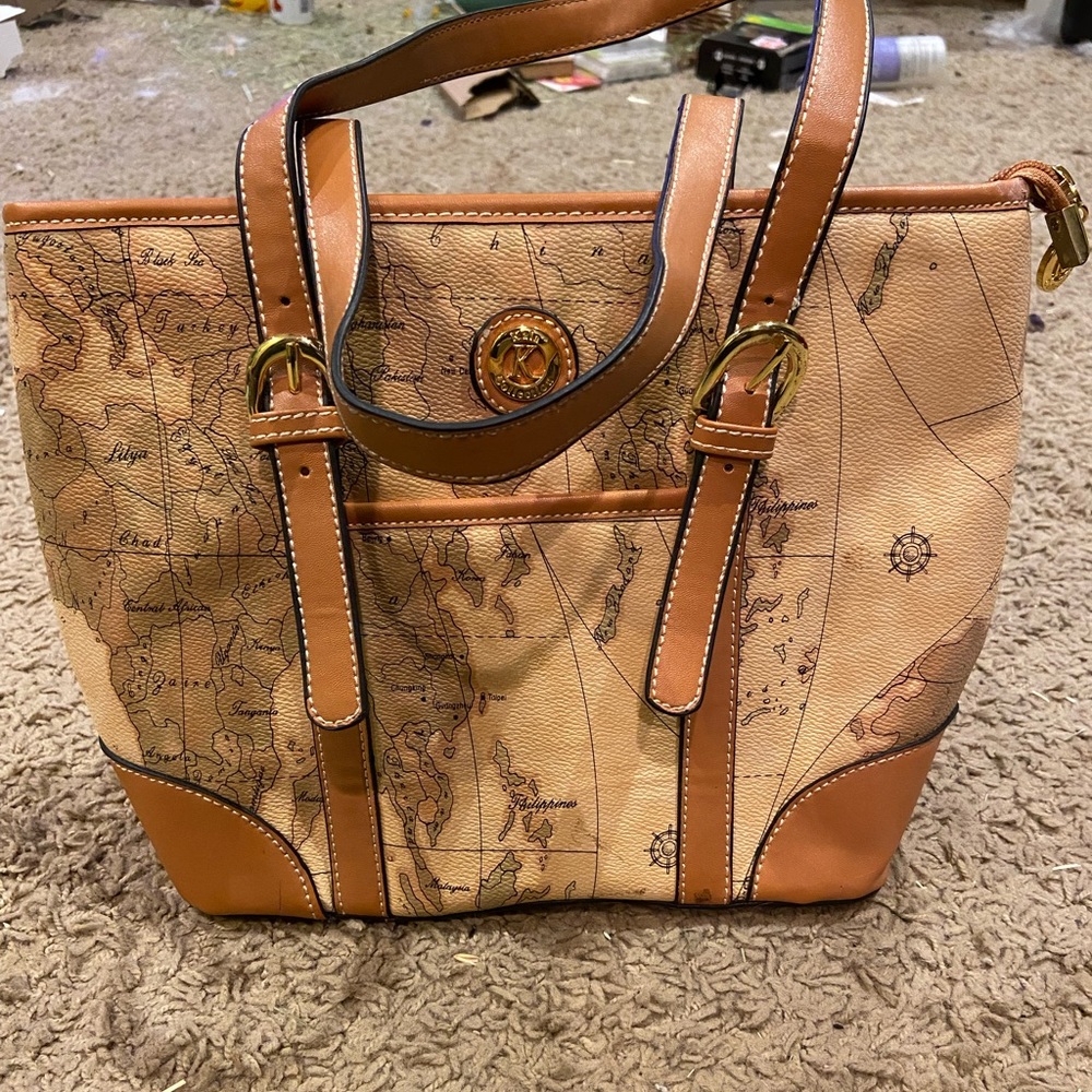 Super Cool Map Purse - Gem